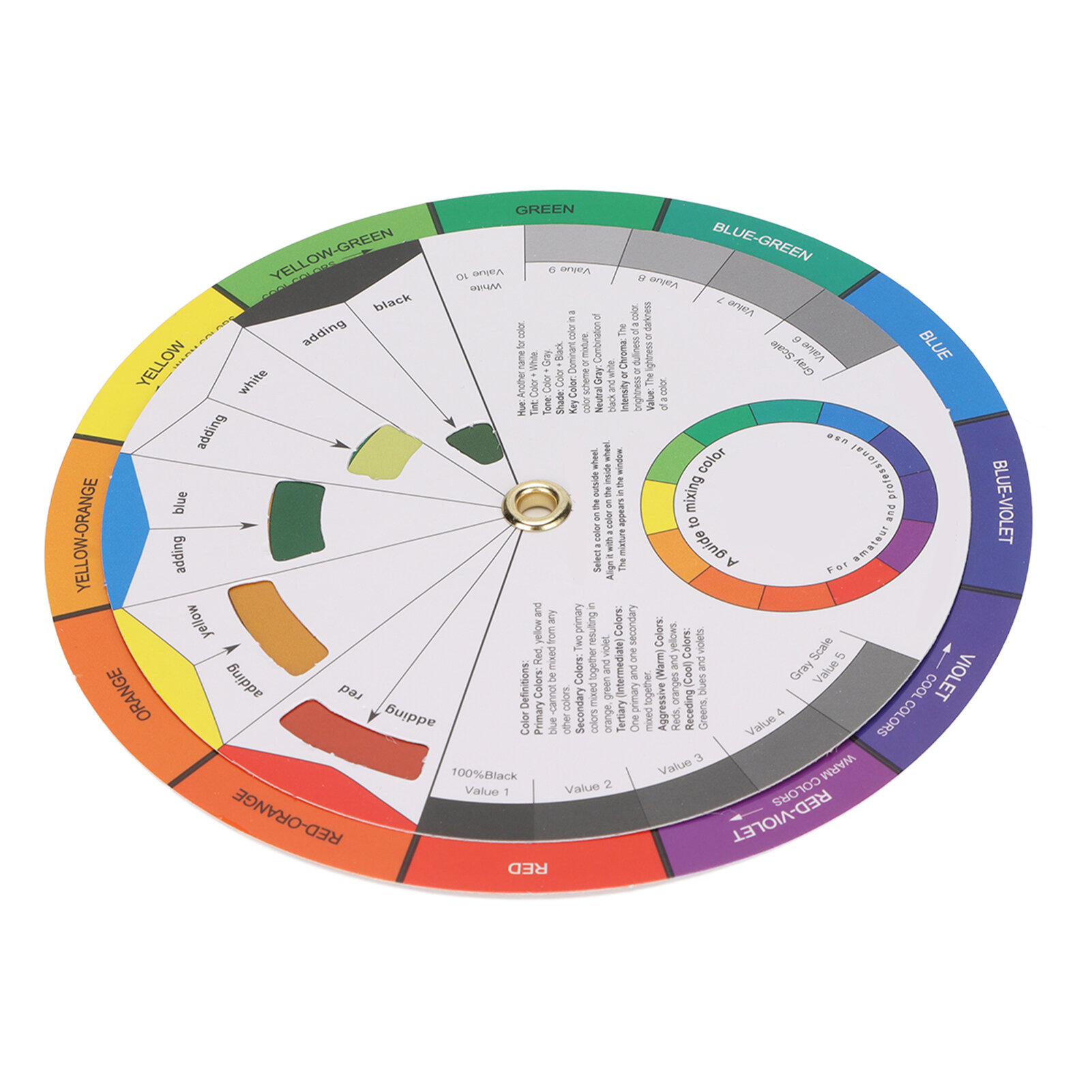 Color Wheel Reversible Blending Effect Simple Operation Fine Workmanship PosterS — фото 1