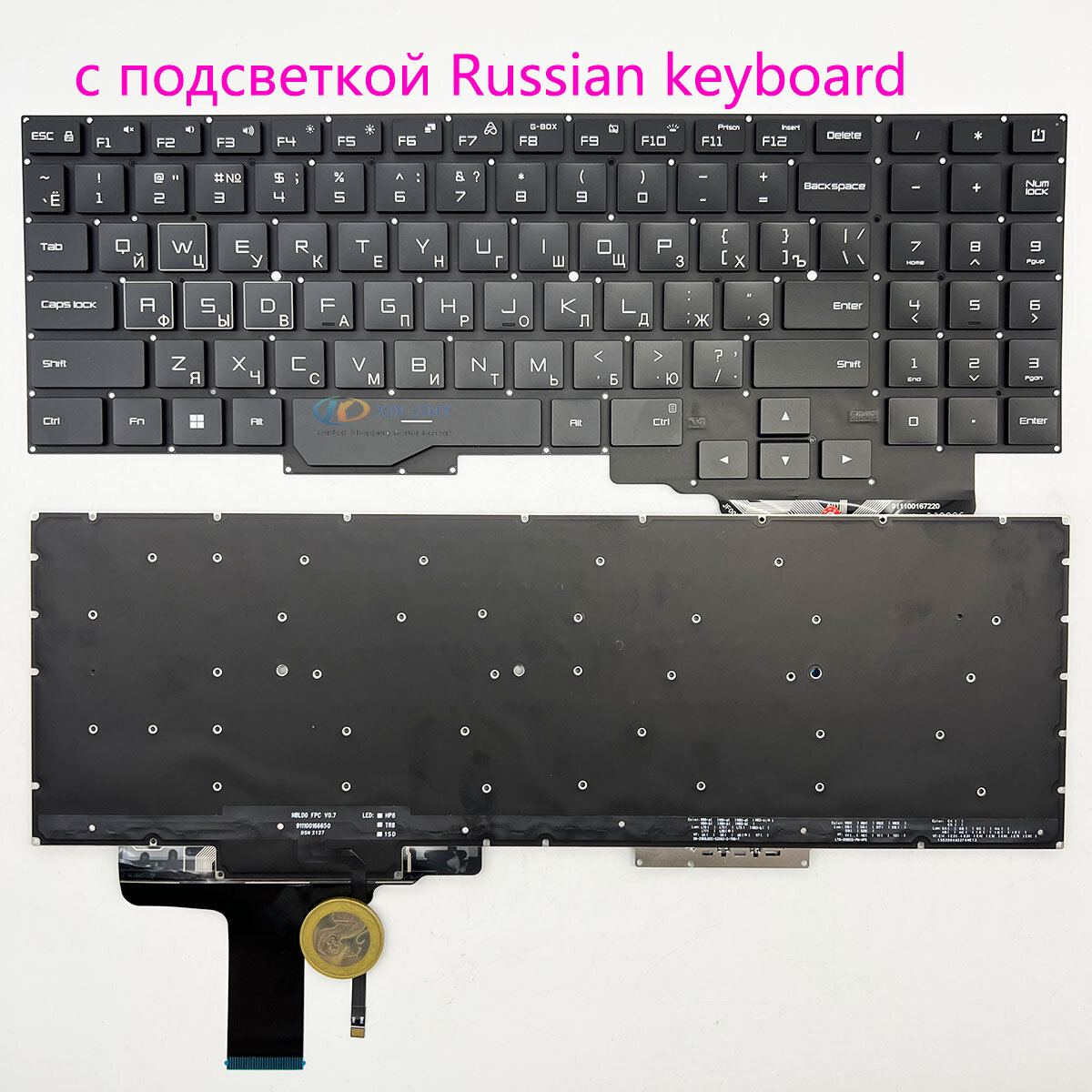 Клавиатура для Xiaomi RedmiG 2021 2020 XMG2003-AJ/AB/Al RMG2104 RMG2102 RMG2103 с подсветкой Russian keyboard