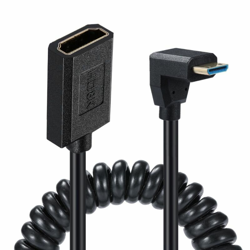 Версия 2.1 Разъем mini hdmi-hdmi female-нижний изгиб