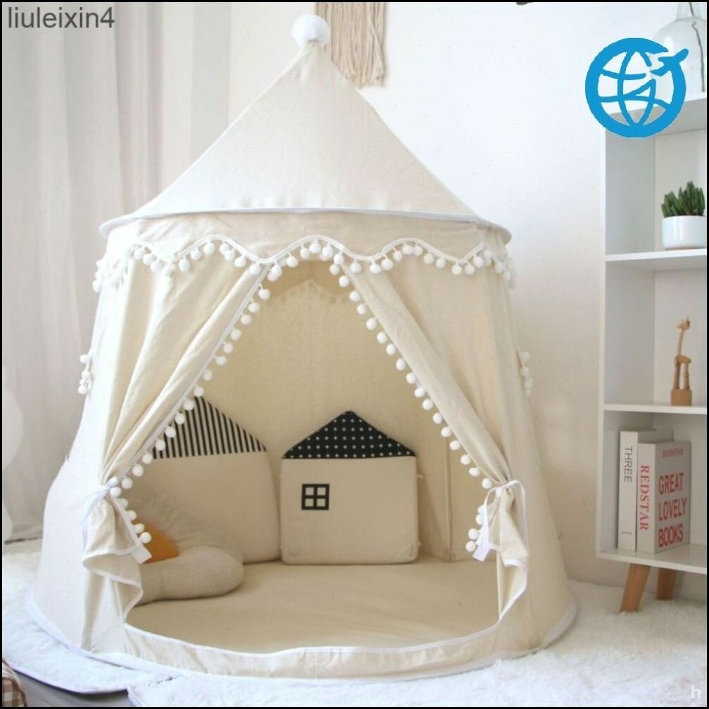 Эксклюзивный детский игровой комплекс 110X110X130CM в виде палатки для девочек