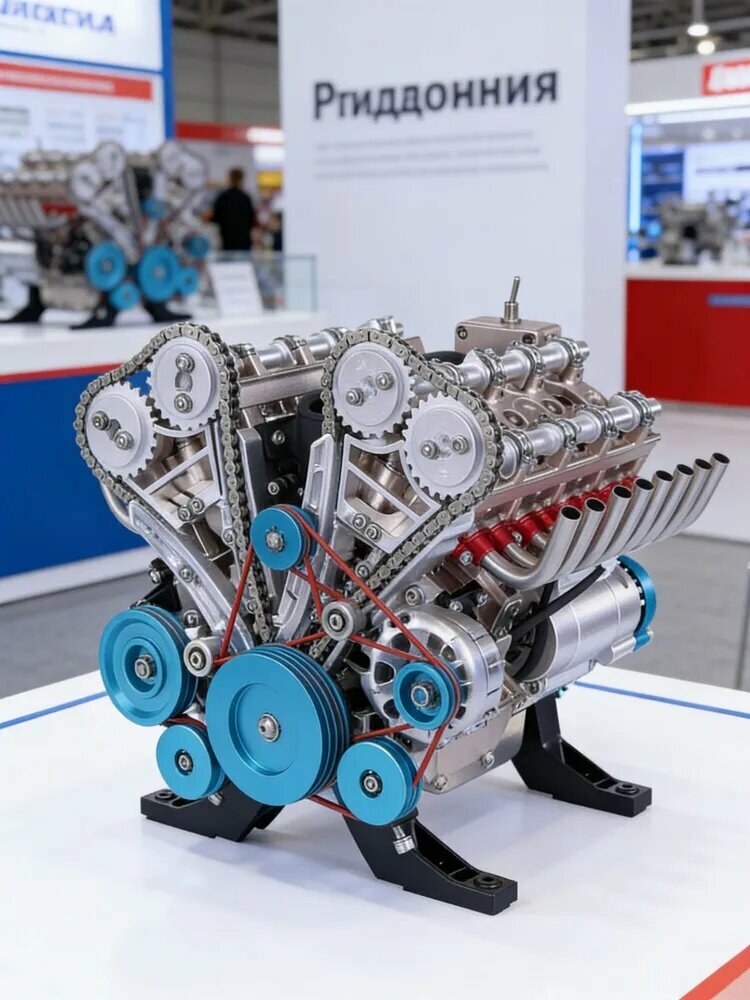 CCOCC Модель двигателя V8, мини-модель с акрилом, скандинавский стиль, стиль 2.