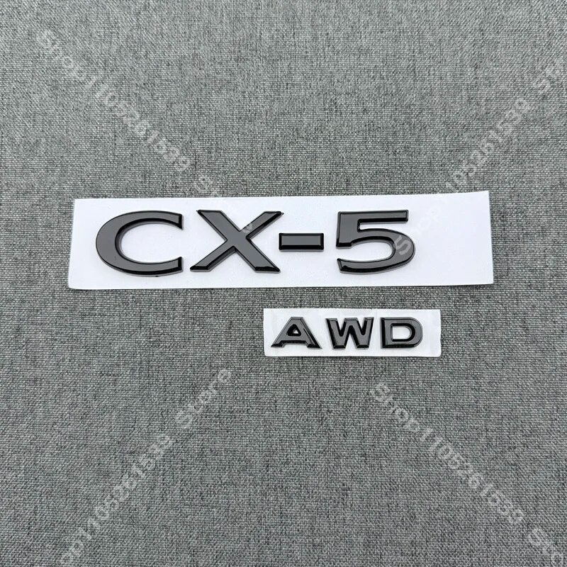 Эмблема CX-5 AWD, черная, 2 шт.