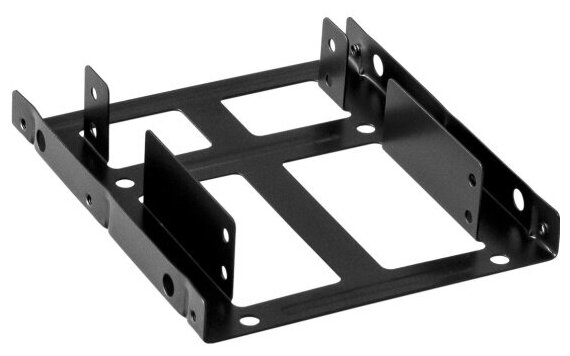 Салазки (переходник) для установки 2xHDD/SSD 2.5" в отсек 3.5" металл Exegate HD-22T3M (EX292544RUS)