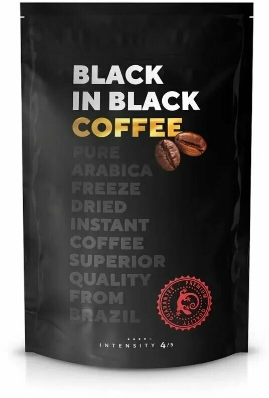 Black in Black Кофе растворимый, 75 г