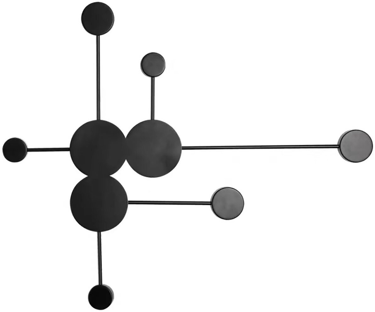 2206,19 Настенный светильник Фирс черный 4000K