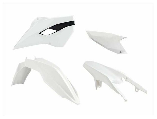 Комплект пластика RTech R-KITHBG-BN0-400 HUSABERG Husaberg FE/TE 125-501 13-14 белый для мотоцикла