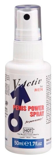 HOT Стимулирующий спрей для мужчин V-activ, 50 мл