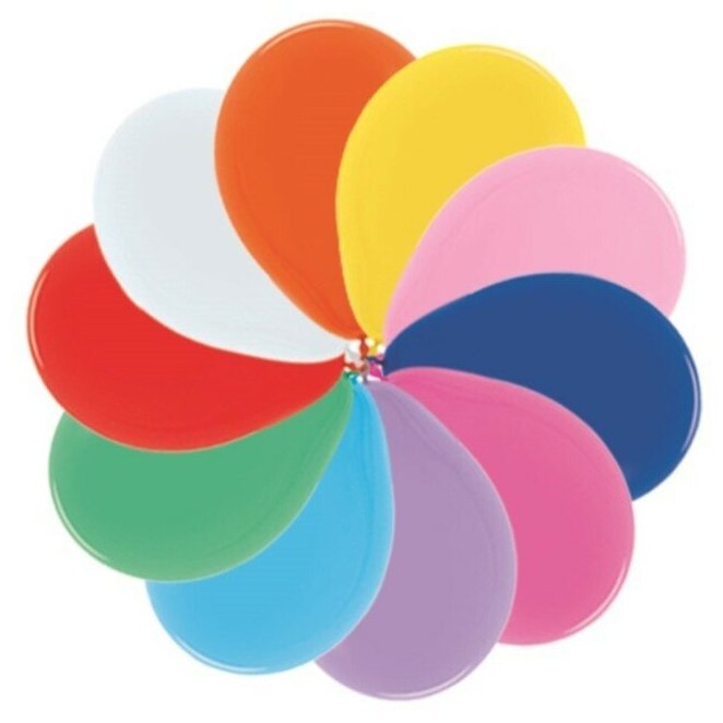 Шары воздушные Sempertex латексные 5', 13 см, цвет Ассорти, пастель, 100 шт