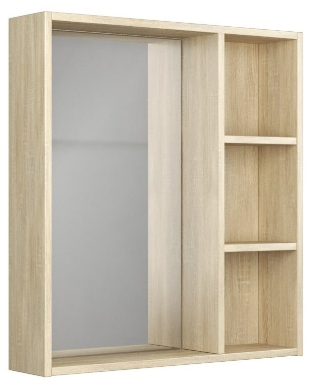 Зеркало-шкаф Дора 80 дуб сонома