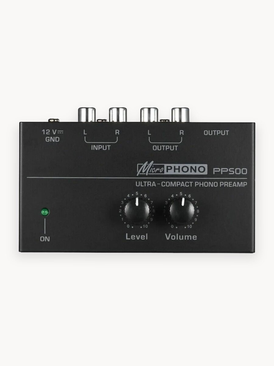 Фонокорректор для винилового проигрывателя PP500 с регулировкой громкости