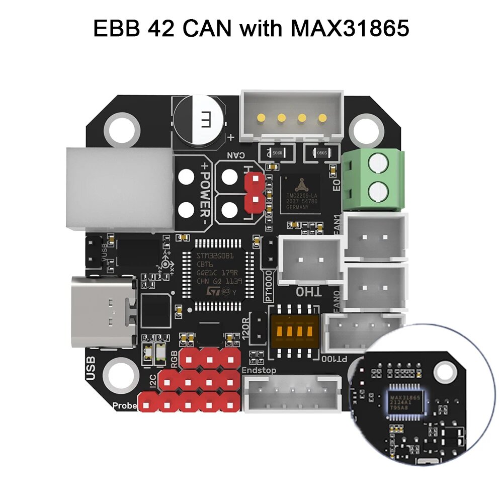 BIGTREETECH EBB 42 CAN адаптер для 3D-принтера, Ebb42 with max31865