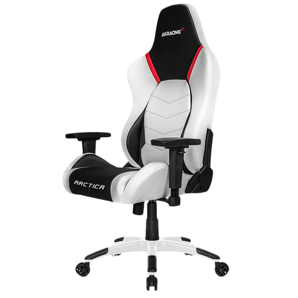 Кресло для геймера AKRacing ARCTICA бело-черное