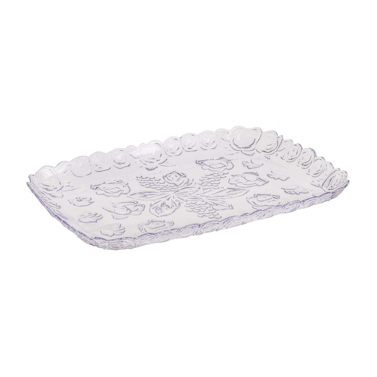 Поднос Альтернатива Изобилие, 41 x 28 см, прозрачный, универсальный