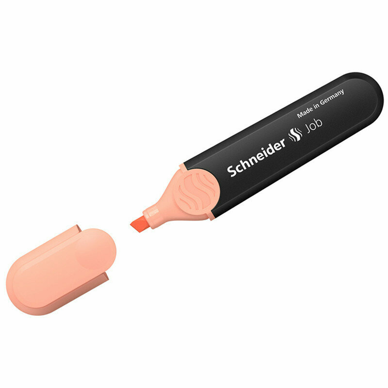 Текстовыделитель Schneider "Job" пастельный персиковый, 1-5мм, 293765