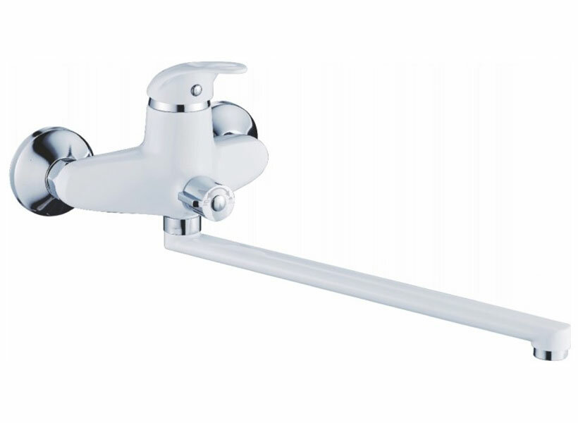 Смеситель для ванной комнаты Cron CN03-8, белый (CN2203-8)