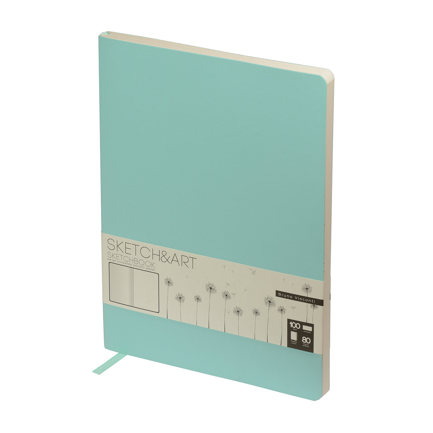 SKETCHBOOK SKETCH&ART BV, ZEFIR, 179х250 мм, 80 л, Бежевый 100 гр. В мягком переплете (мятный)