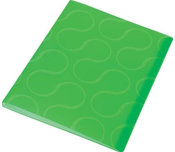 Panta Plast 0410-0032-04 Папка с файлами omega, 20 файлов, цвет зеленый, материал полипропилен, плотность 450 мкр panta plast