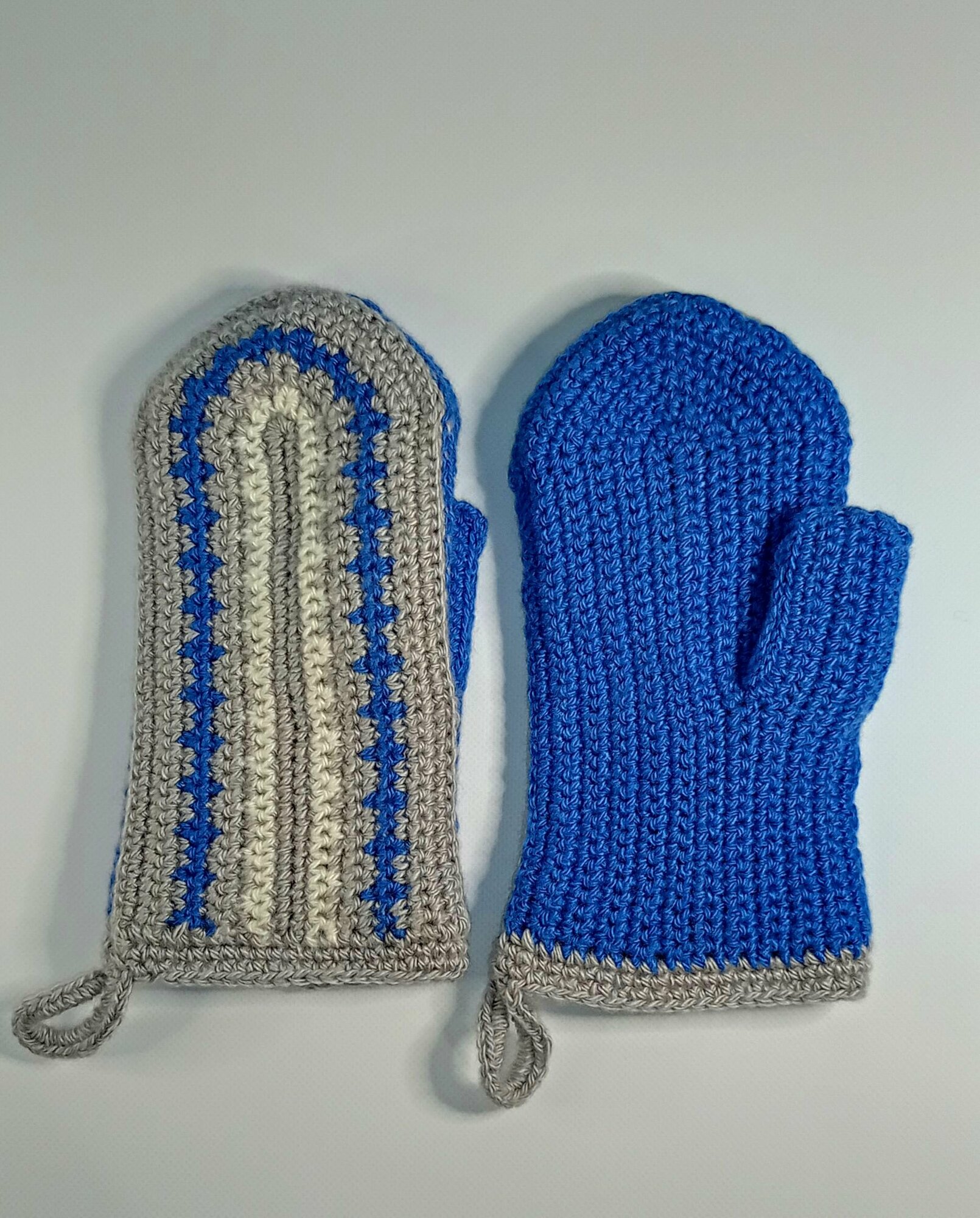 Прихватки вязаные набор