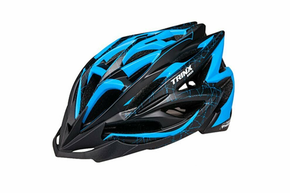 TRINX Велосипедный шлем TRINX (размер L, matt black blue)