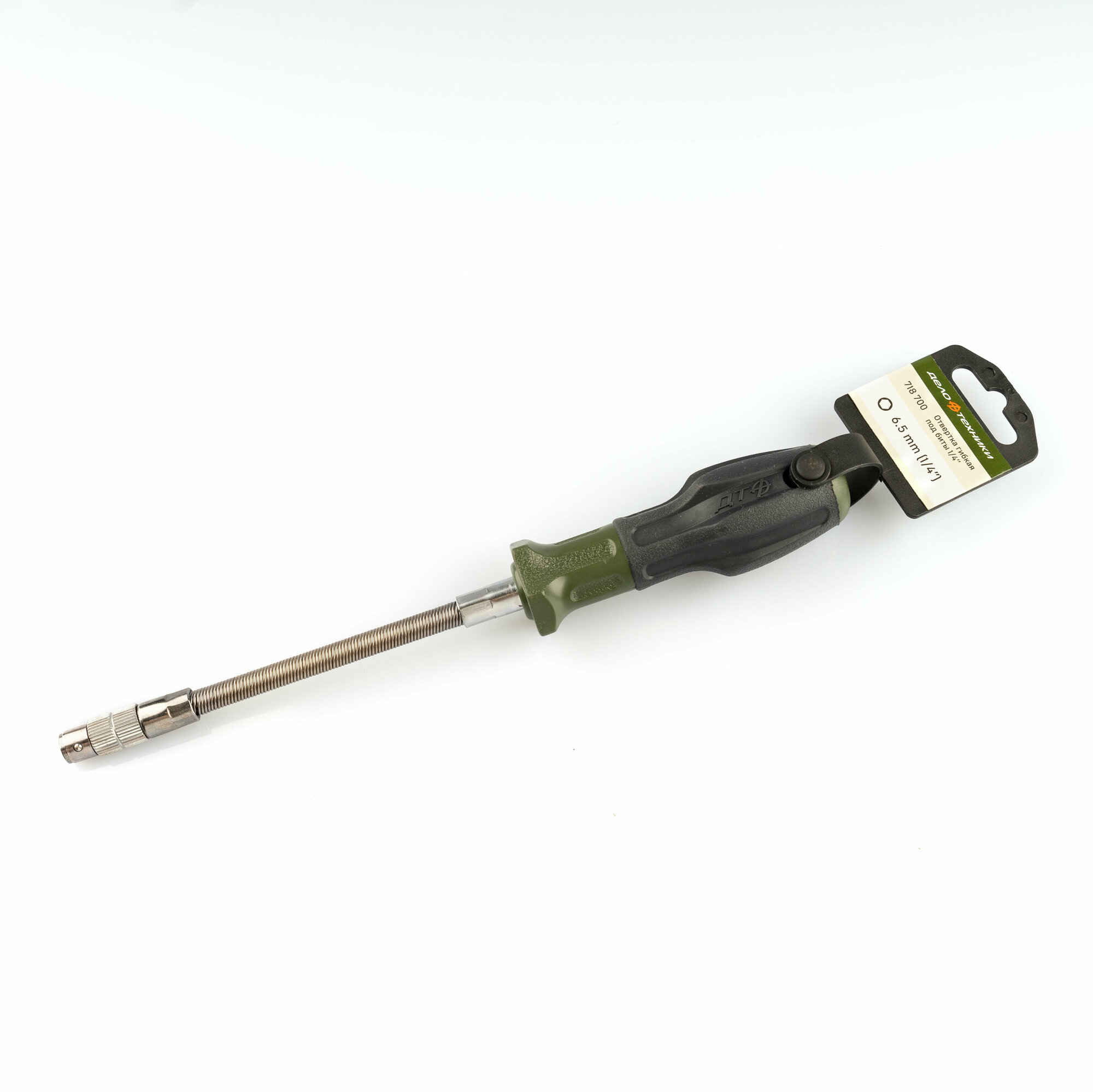 Отвертка гибкая под биты 1/4 (Дело Техники)