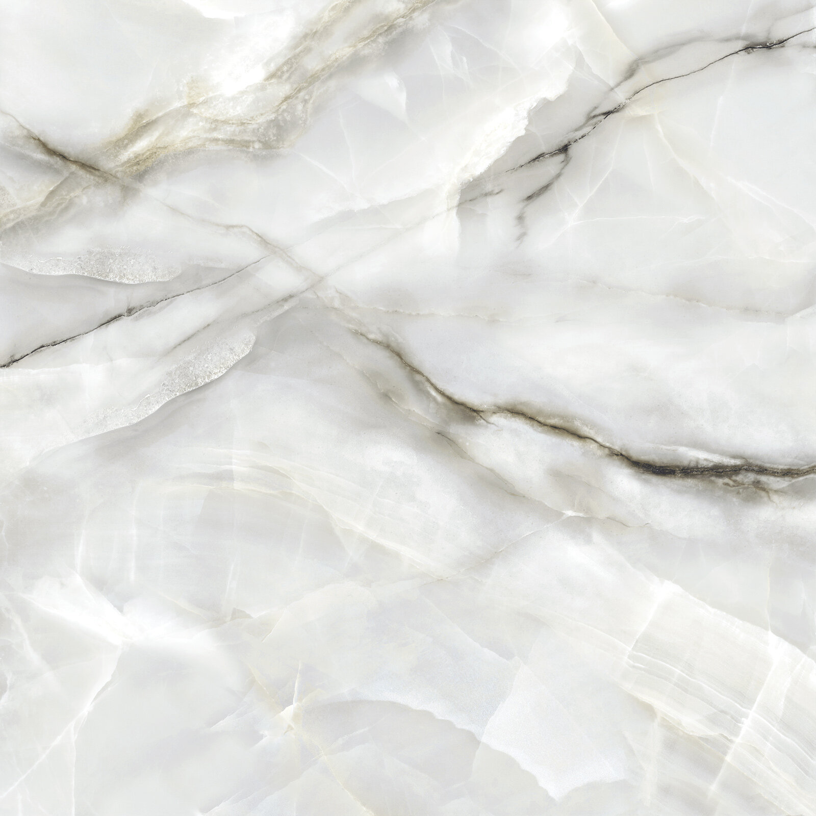 LCM Керамогранит Onyx Royal Gray полир, 60x60 8 мм, арт. 6060ORO15P (цена за 1.44 м2)