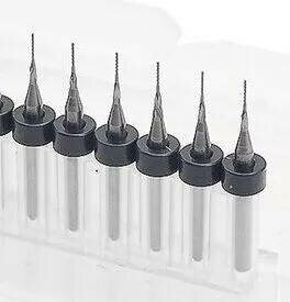 Концевая рашпильная мини фреза кукуруза 0,5 мм. для печатных плат PCB, для ЧПУ раскройки и фрезеровки текстолита. Хвостовик 3,175 мм