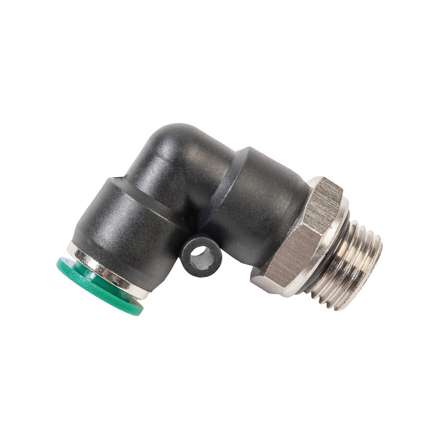 GARWIN PRO 808520-Г-8-14-1 Уголок M1/4" цанга 8 мм, с уплотнением, пластм. корпус