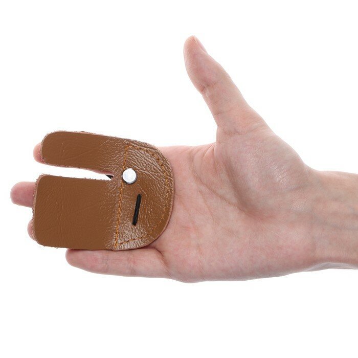 Напальчник для стрельбы из лука, натуральная кожа