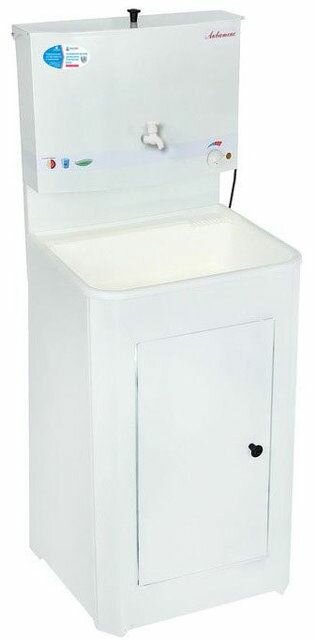 Умывальник акватекс с ЭВН белый с водонагревателем пластиковая мойка 20л