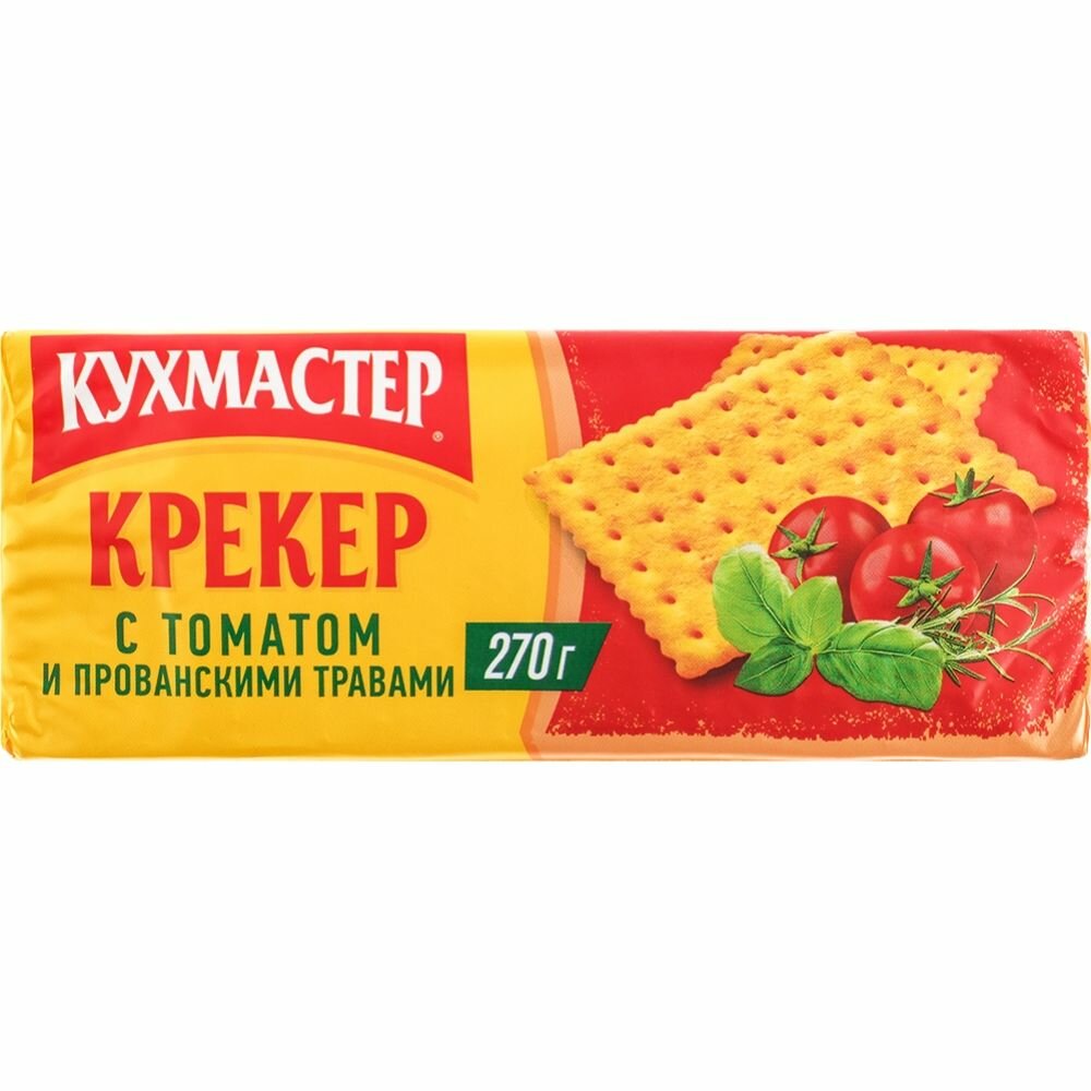 Кухмастер Крекер с томатом и прованскими травами, 270 г
