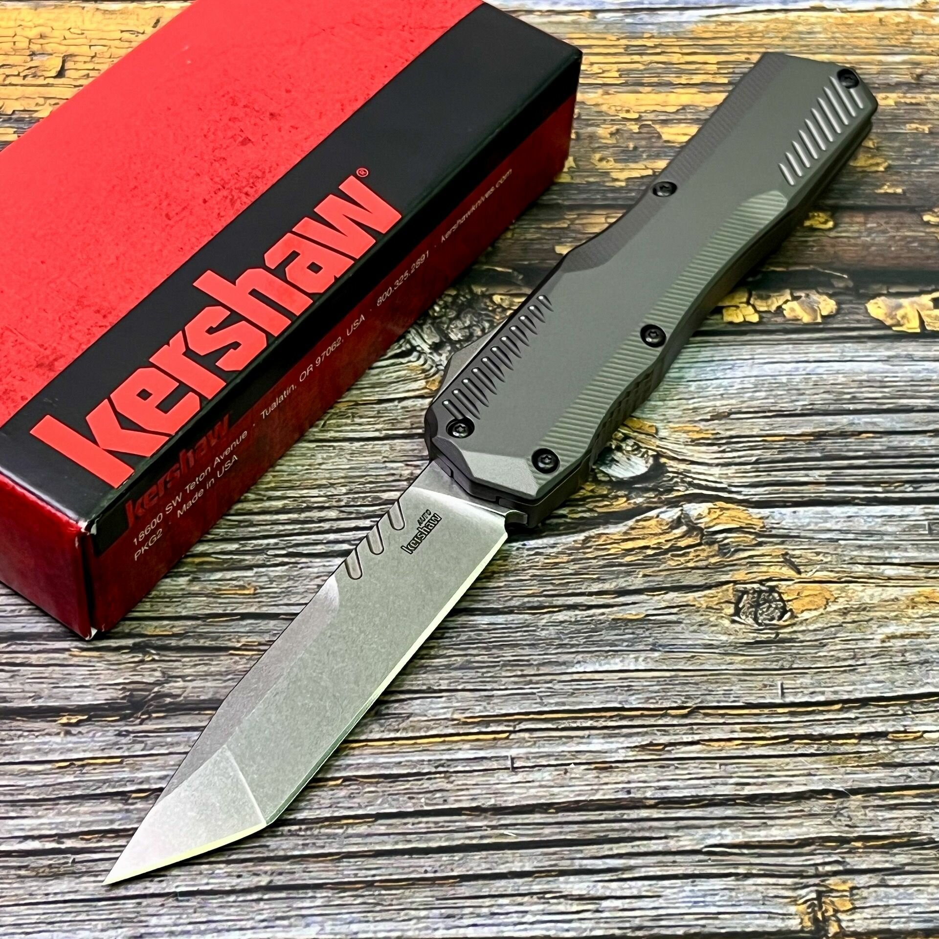 Нож слкданой Kershaw KS9000TGRYSW Livewire, Gray Handle