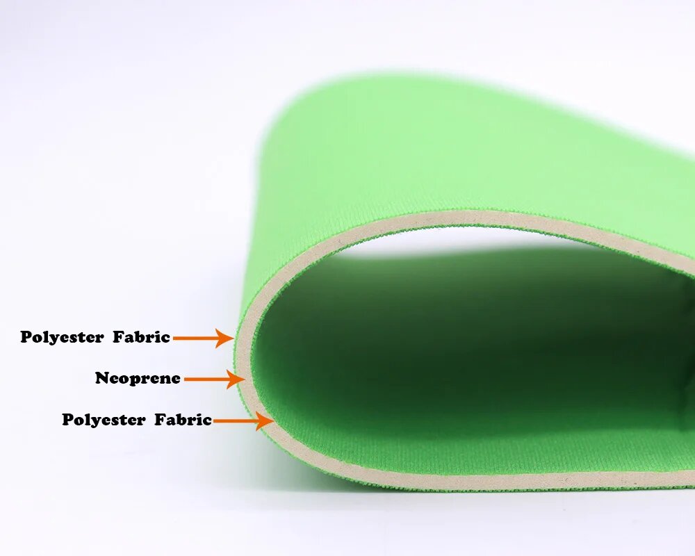 Неопренная ткань CMCYILING черная 2-5 мм 20cm X 44 cm, 1.5mm Black