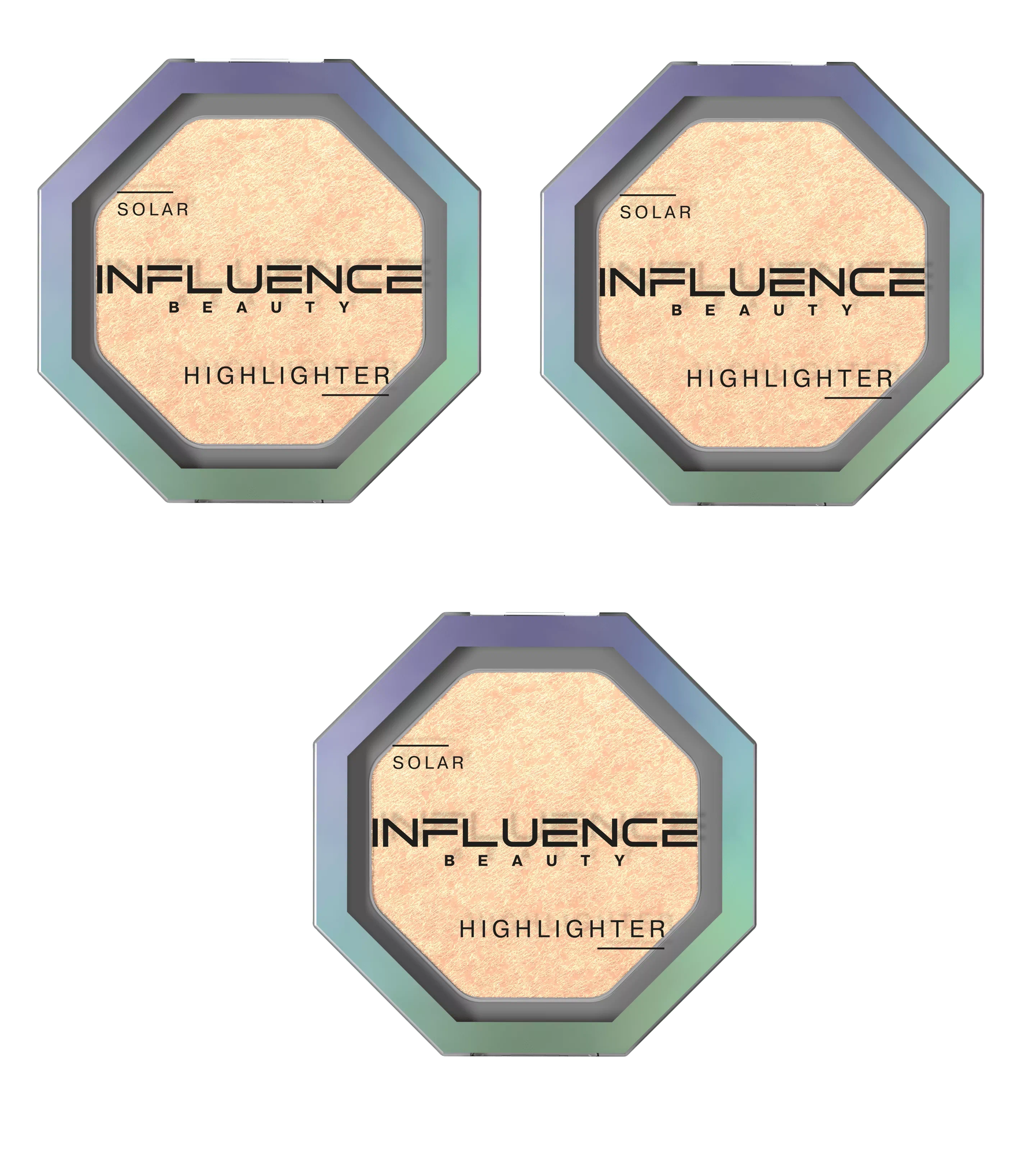 Хайлайтер сияющий Influence Beauty Solar т.01 4,8 г 3 шт