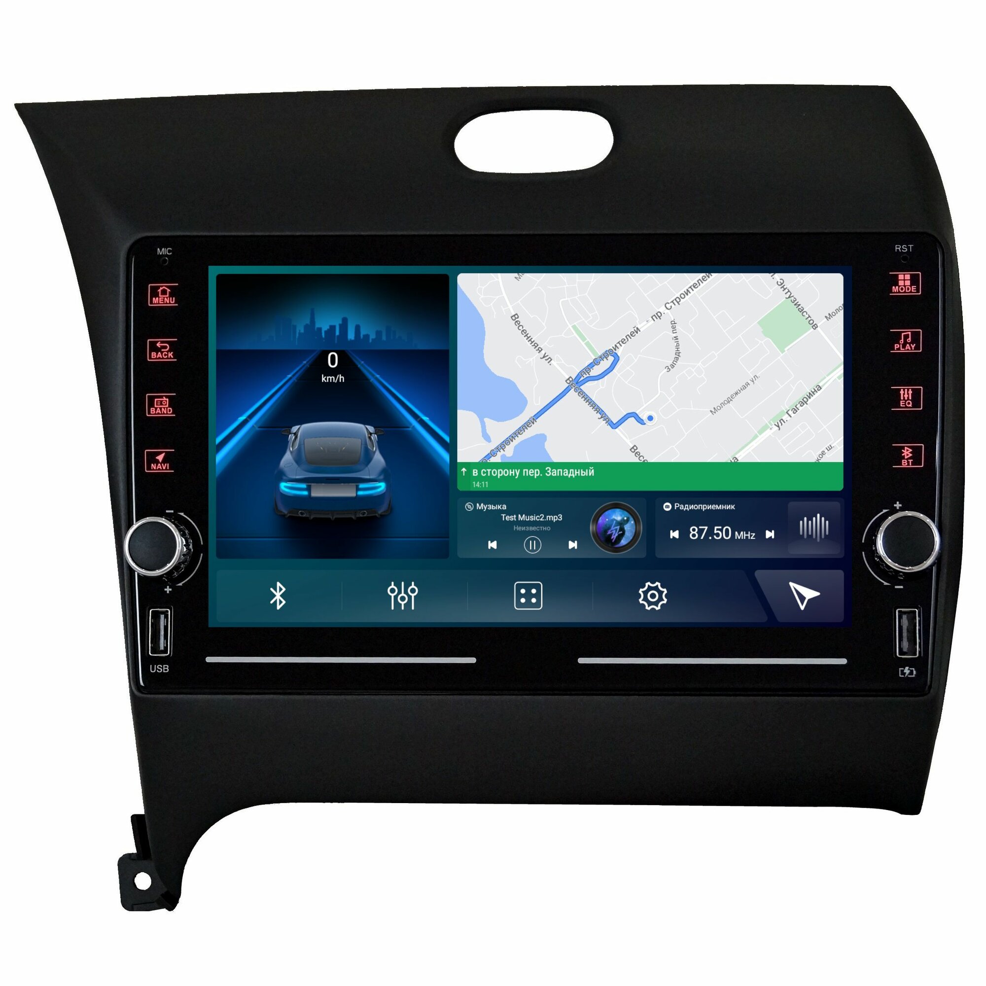 Магнитола R320 Kia Cerato 3 2013-2018 с Android 13, 4/64Gb память, 8 ядерный процессор, Carplay, DSP, 4G модем (Sim)