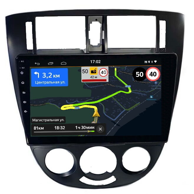 Магнитола CRS-300 Шевроле Лачетти Седан с кондиционером Chevrolet Lacetti Sedan 2004-2013 с Android 13 - Carplay - DSP - Кулер