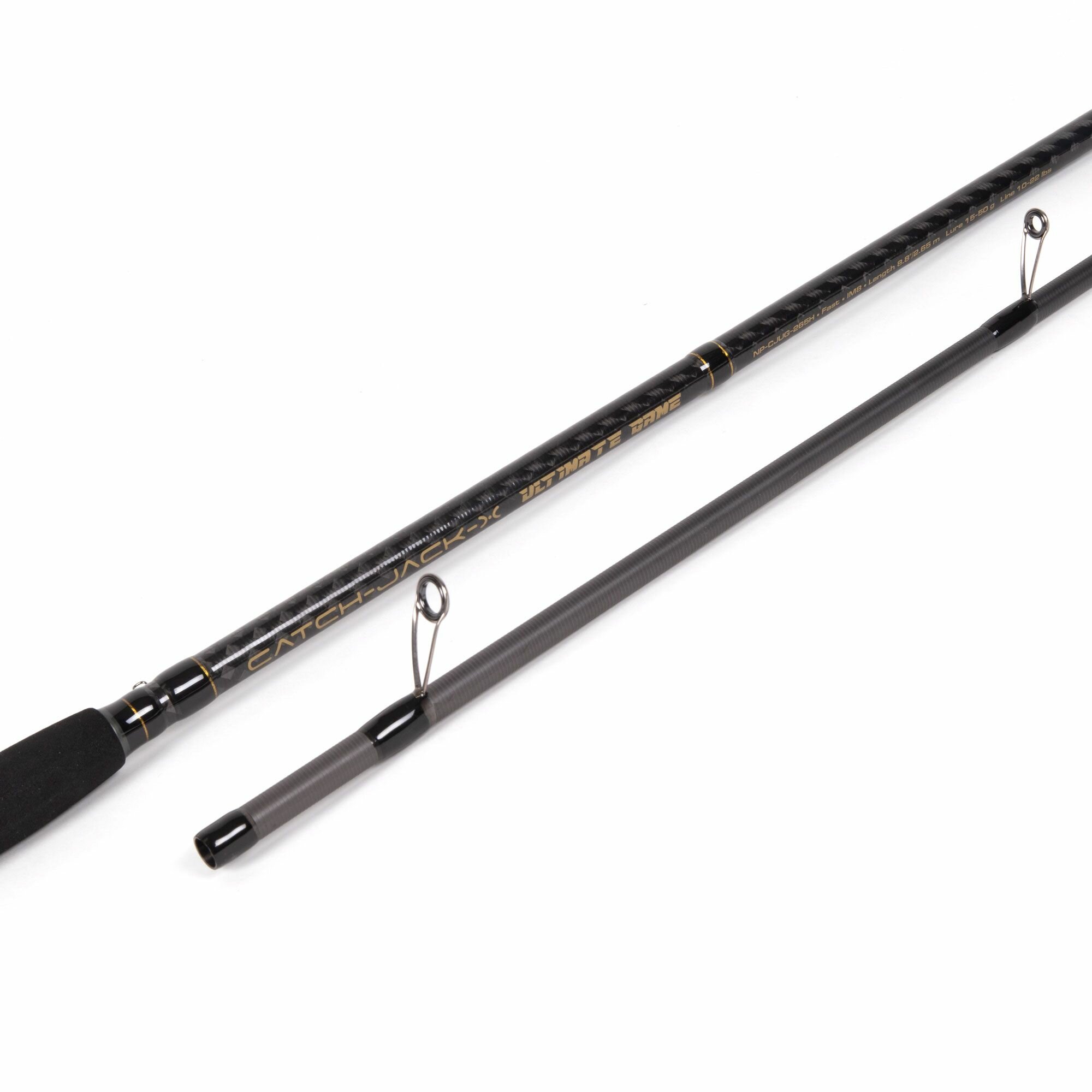 Спиннинг штекерный карбоновый Namazu Pro Catch-Jack-X Ultimate game IM8 2,65m / 15-50 г