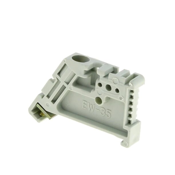 Зажим на DIN-рейку EKF PROxima пластиковый 1 винт EW - 5 штук