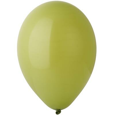 Шар латексный ненадутый И 14"/98 Пастель Green Olive 36 см (50 в уп)
