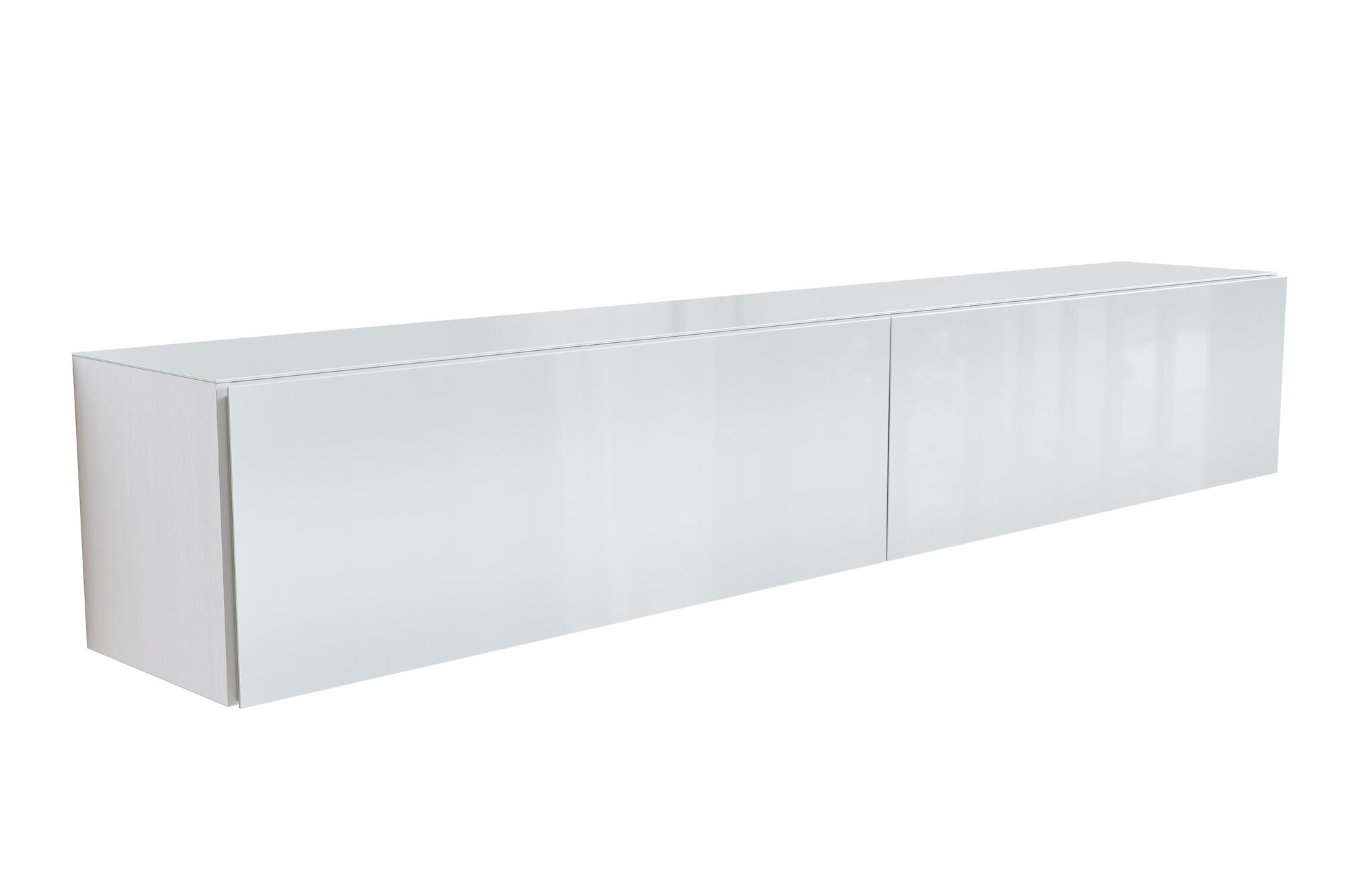 Тумба ТВ MD 662, 180х30х30 см, METALDESIGN, белый - белый