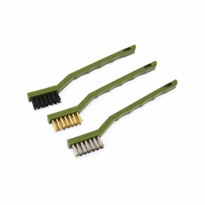 Набор щеток-мини, (латунная, нержавеющая сталь, нейлоновая), 3 шт. Дело Техники 270039