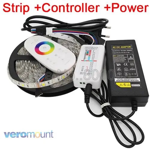 Светодиодная лента Veromount RGBW 5м 12В RGB Warm White, IP20 Non-Waterproof