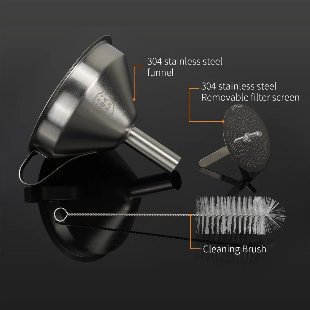 Фильтр-воронка для 3D-принтера mega из нержавеющей стали