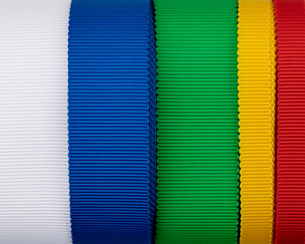 Gamma Набор репсовых лент PTGRSC-5 mix-PO17 25 мм и 10 мм, 5 шт × 5 м ассорти №6