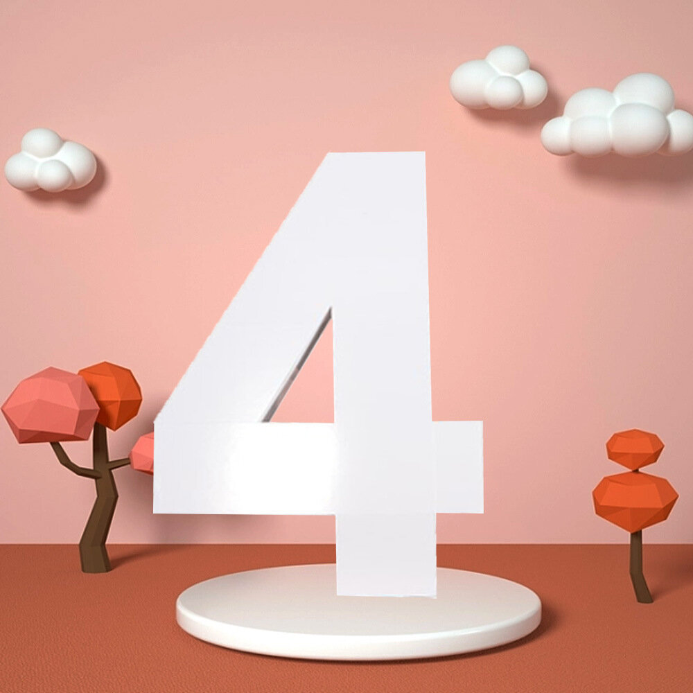 Цифровые воздушные шары KT, круглые, латексные, 1 м