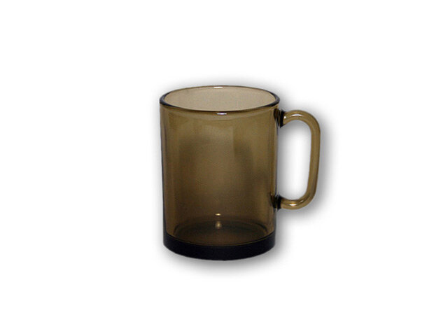 Дымка кружка стеклянная 250 мл для чая и кофе повседневной сервировки дома.