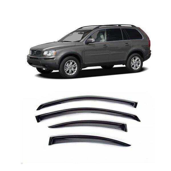 Дефлекторы боковых окон VOLVO Вольво XC-90 (2003-2014) дефлекторы окон