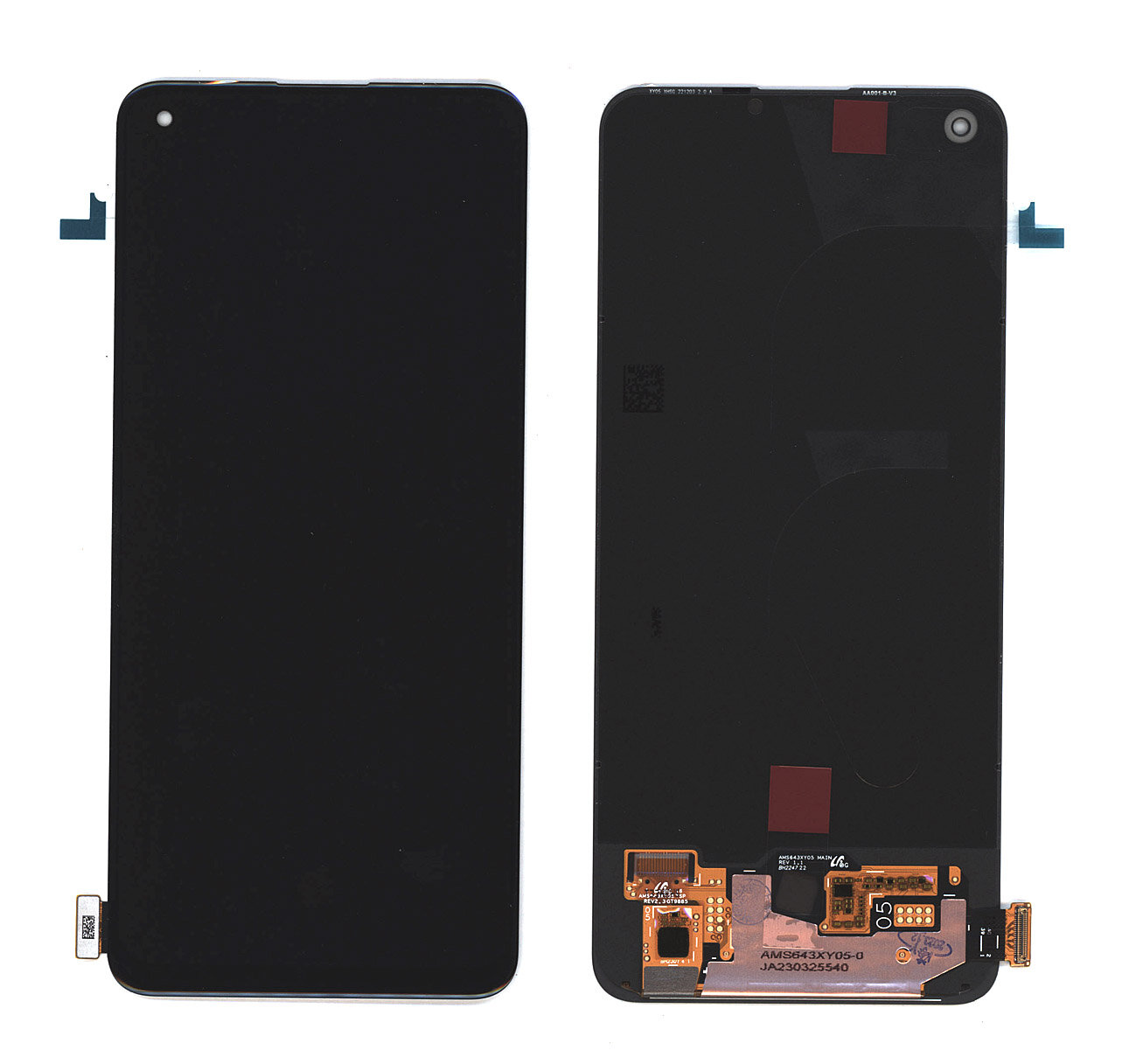 Дисплей (модуль) для телефона Realme 8 4G, в сборе с тачскрином (orig lcd), черный