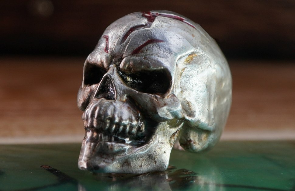 Бусина для ножа ByMordor Череп боевой