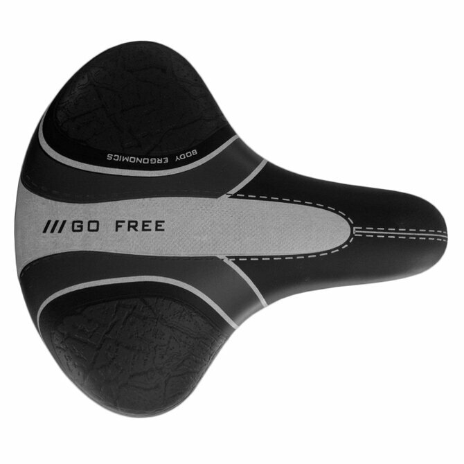 Stels Седло 18382, цвет Черный-Серый