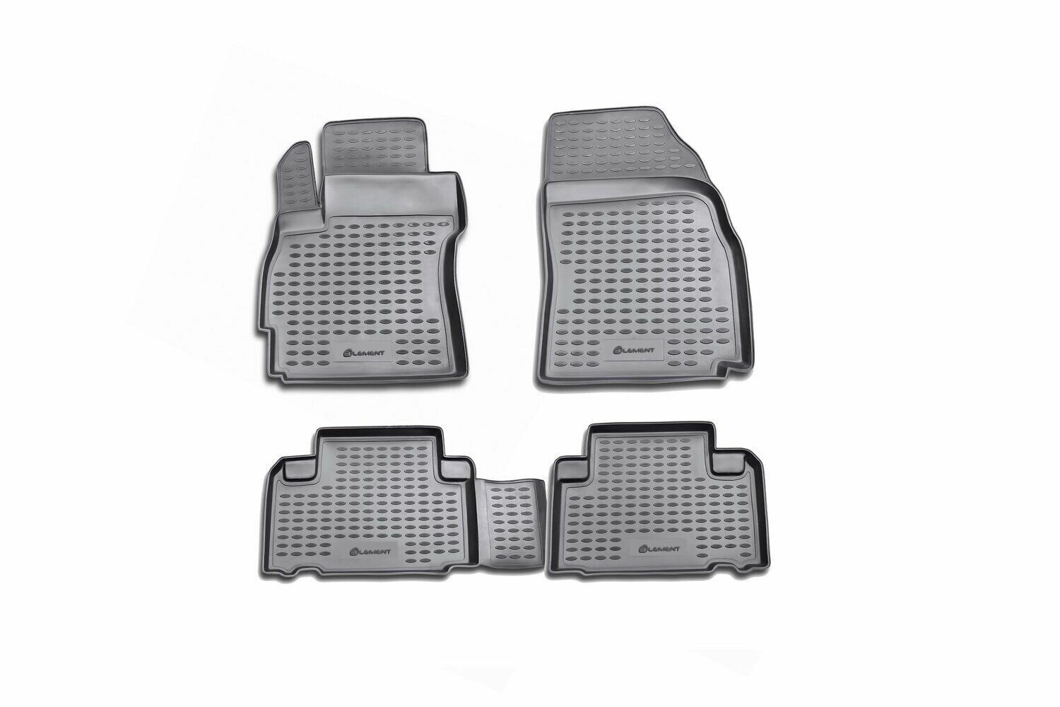 Коврики Standard, в салон MAZDA 5 2005-2010, 4 шт. (полиуретан, чёрные) Element. NLC.33.10.210